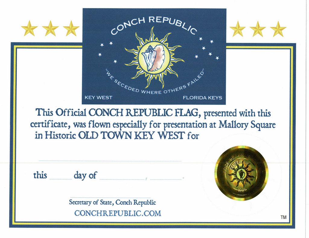 Conch Republic Flags — Conch Republic Independence Celebration